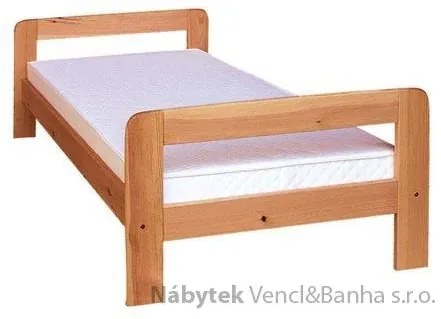 dřevěná dvoulůžková postel z masivního dřeva drewfilip 1 D azurowe