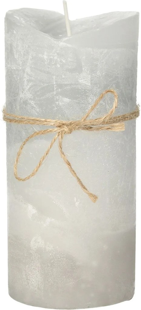 Svíčka Dorotea 15 cm grey cristal