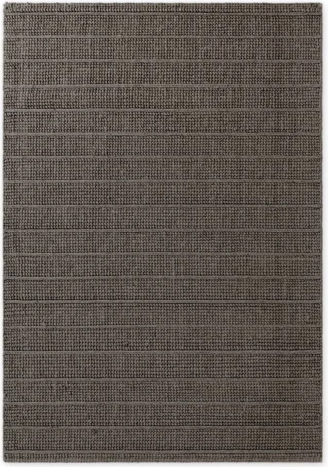 Tmavě šedý/tmavě hnědý ručně tkaný vlněný koberec 80x150 cm Camden Parker – Ted Baker