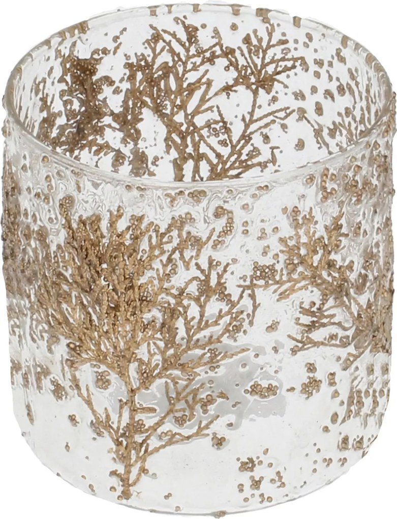 Svícen Twig I ⌀10cm gold