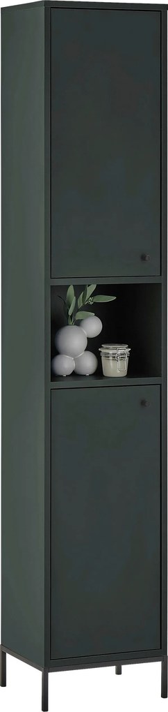 XXXLutz VYSOKÁ SKŘÍŇ, tmavě zelená, tmavě zelená, 38/197/32 cm Xora - Online Only koupelnové skříňky - 001279021803