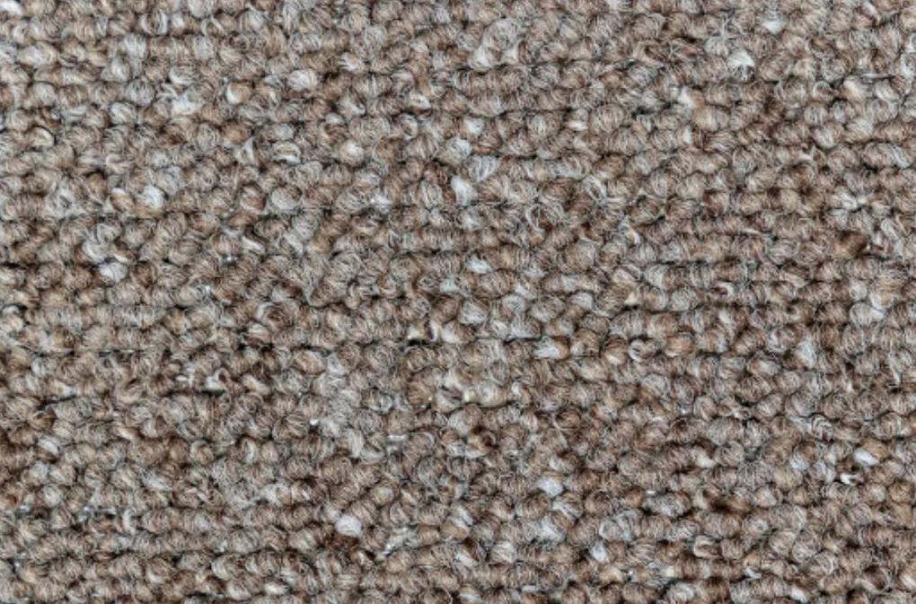 TIMZO Metrážový koberec BINGO 6807 BARVA: Hnědá, ŠÍŘKA: 5 m
