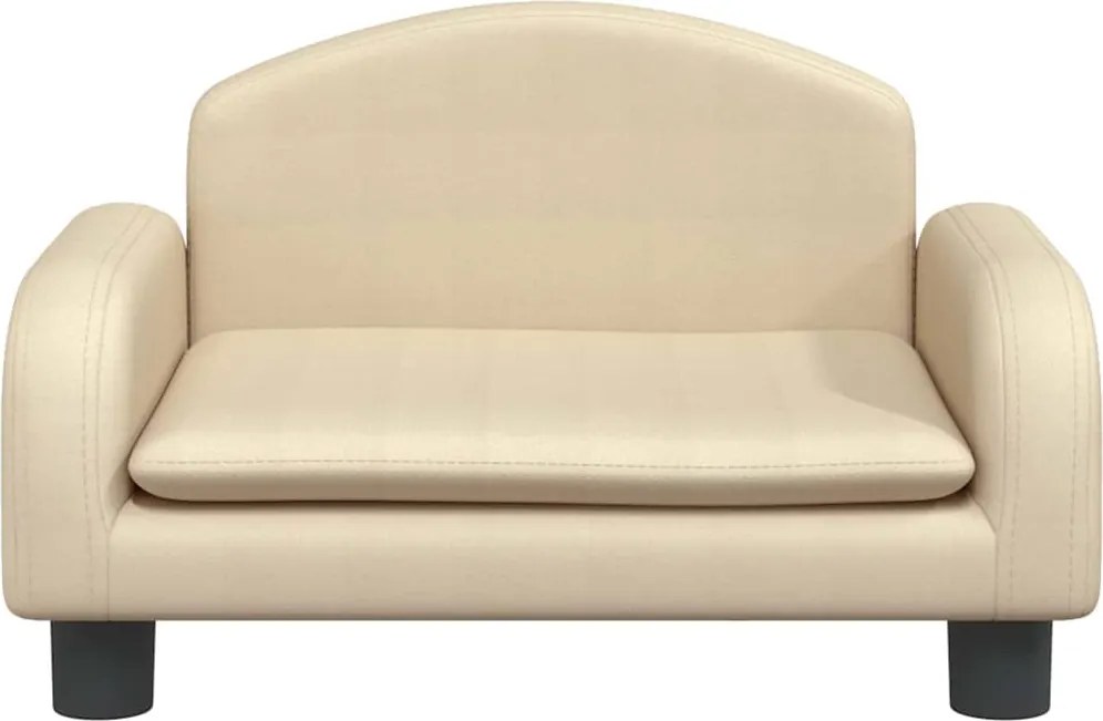 Pelíšek pro psy krémový 50 x 40 x 30 cm textil 171970