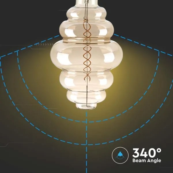 LED Stmívatelná žárovka FILAMENT S200 E27/8W/230V 1800K