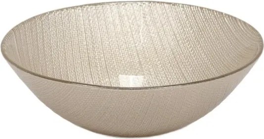Skleněná mísa SERVING 15 cm champagne