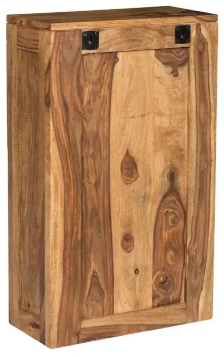furniture-nabytek.cz - Masivní koupelnová skříňka Leostone z palisandru, hnědá, lakovaná – 42×25×70 cm