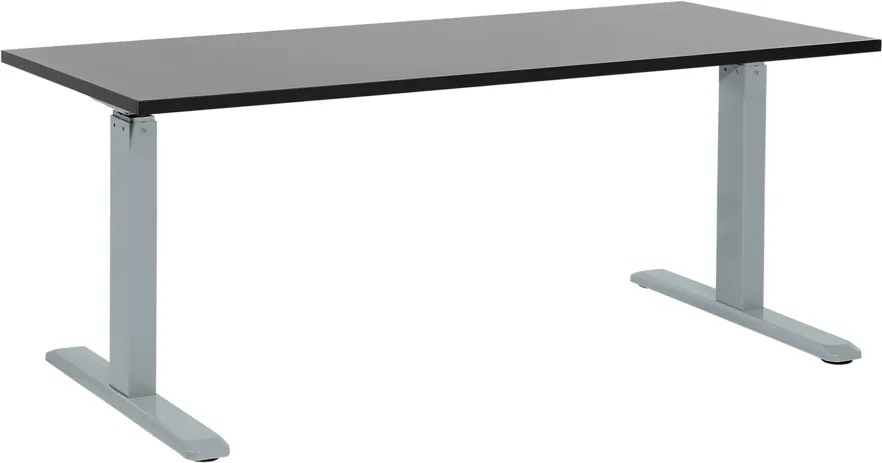 Elektricky nastavitelný psací stůl 180x80 cm černý-šedý UPLIFT II