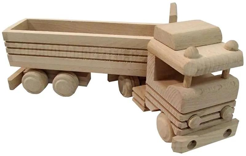 Drewmax dřevěná hračka nákladní auto AD110