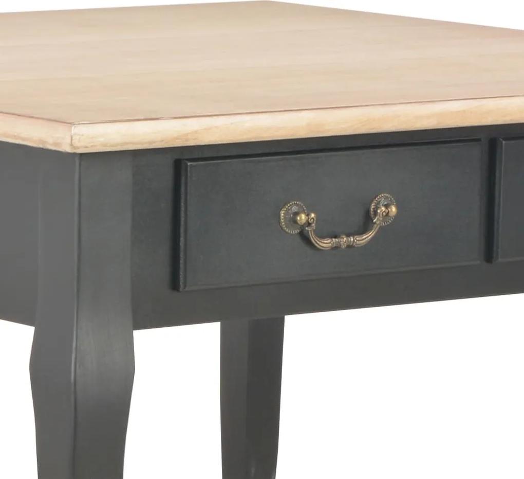 vidaXL Konferenční stolek 80 x 80 x 50 cm dřevo [280063] Barva: Hnědá a bílá