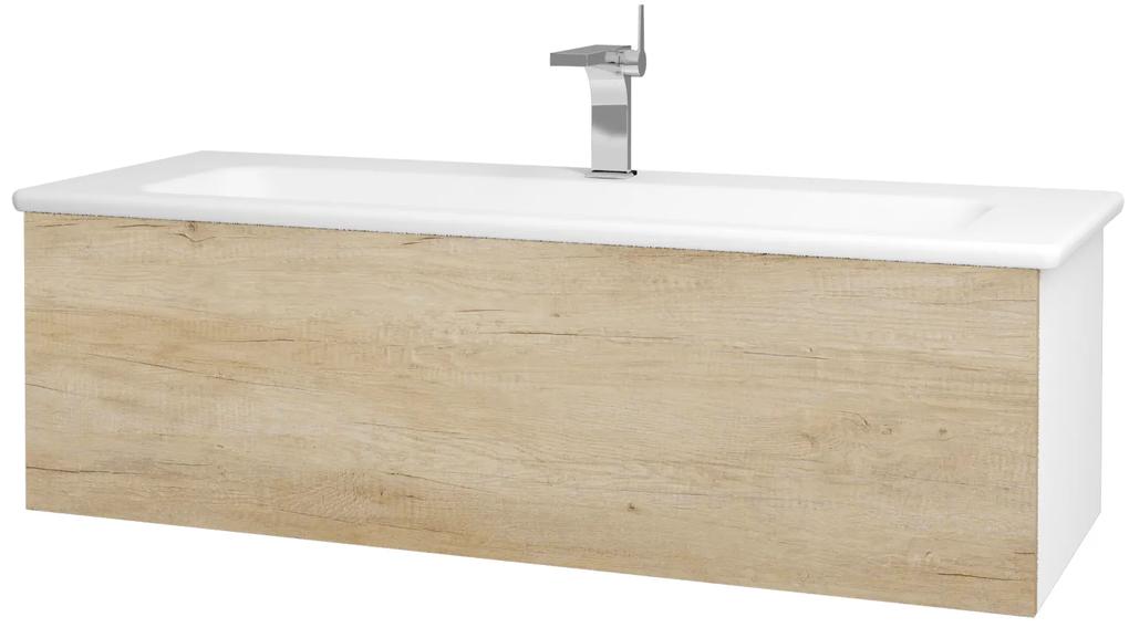 Dřevojas Koupelnová skříň VARIANTE SZZ 120 (umyvadlo Euphoria) Varianta: N01 Bílá lesk / D17 Colorado