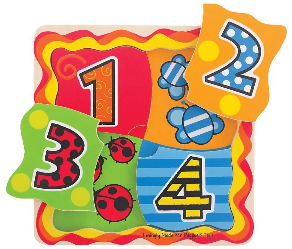 Bigjigs Toys Moje první počítací puzzle