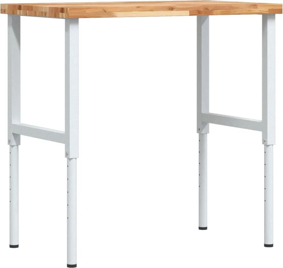 Pracovní stůl 100x60x(73–99,5) cm masivní akácie obdélníkový 3309715