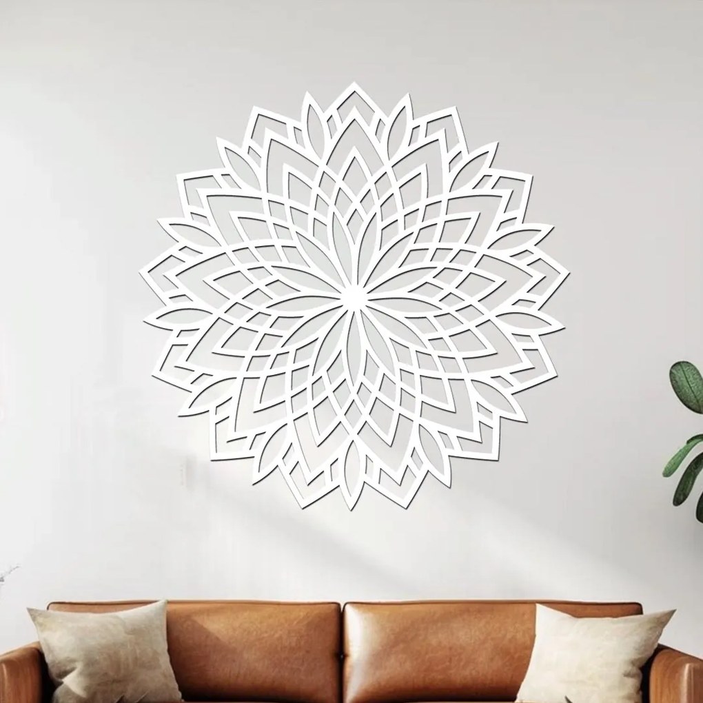 dřevo života Mandala DOBRÉ NÁLADY Zvolte rozměr (cm): 60x60, Zvolte barvu dekoru: Dub Sonoma