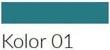 Mdx Úzká komoda Robin Barva rukojetí: Tyrkysová 01