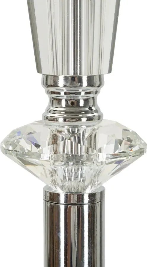Stojací lampa Silvery 164 cm stříbrná