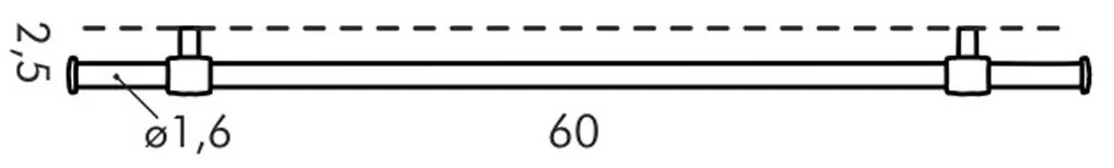 TESCOMA Závěsná tyč MONTI 60 cm