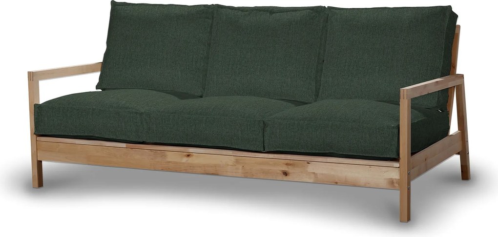 Potah na pohovku IKEA  Lillberg 3-místná nerozkládací barva zelená látka pletený vzor