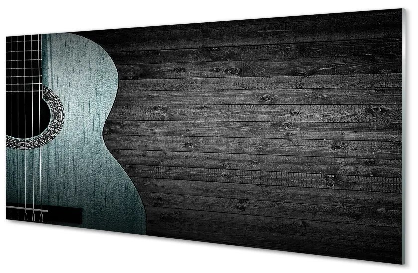 akrylový obraz Kytara 125x50 cm