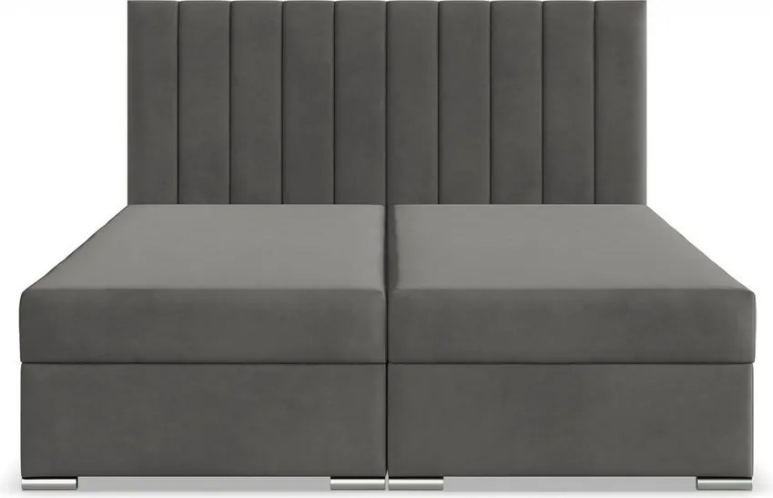 AGroup Kontinentální čalouněná postel AGEN (180 x 200 cm) Barva látky Trinity: Modrá (Trinity 2313)