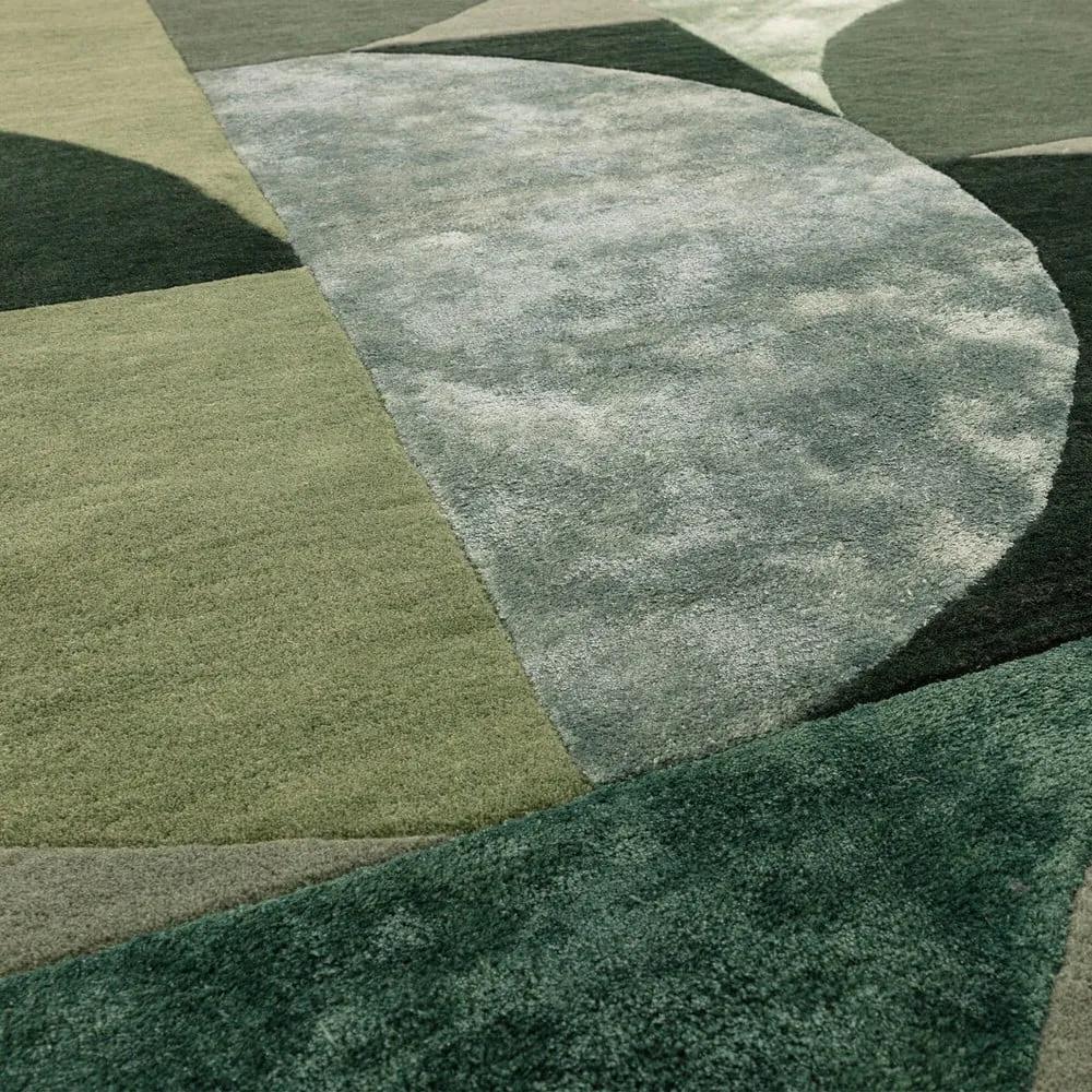 Tmavě zelený vlněný koberec 160x230 cm Forest – Asiatic Carpets