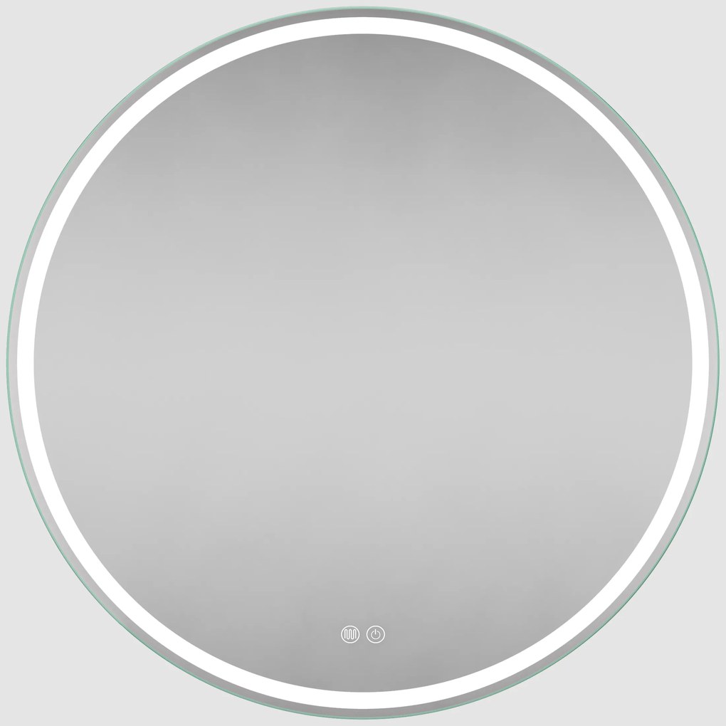 Erga Carla, kulaté LED zrcadlo 90cm, 2070 lm, 3 barvy světla, ERG-V01-208-9090