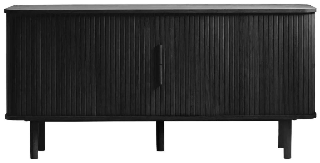 Designová komoda Parveen 160 cm černý dub