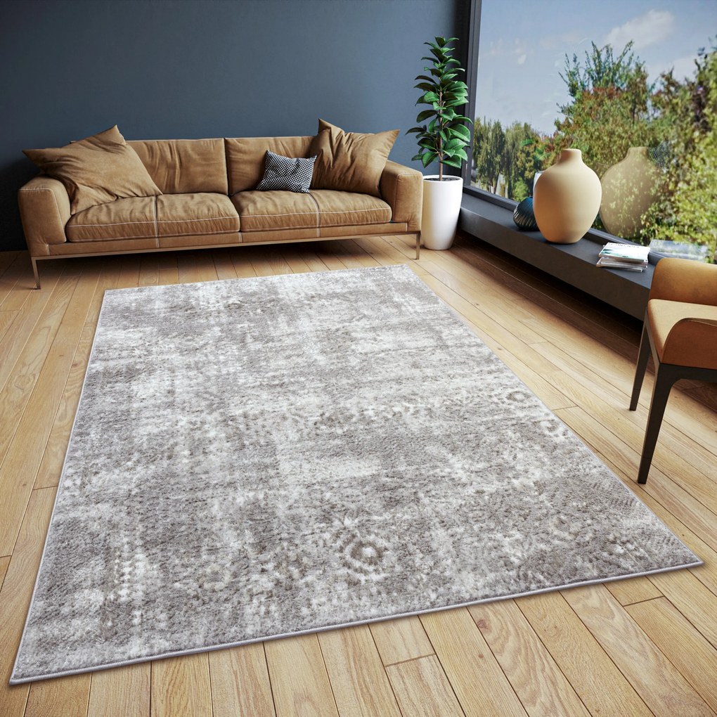 Hanse Home, Kusový koberec Shine 105923 Style Grey Beige, 57x90, šedá, ložnice