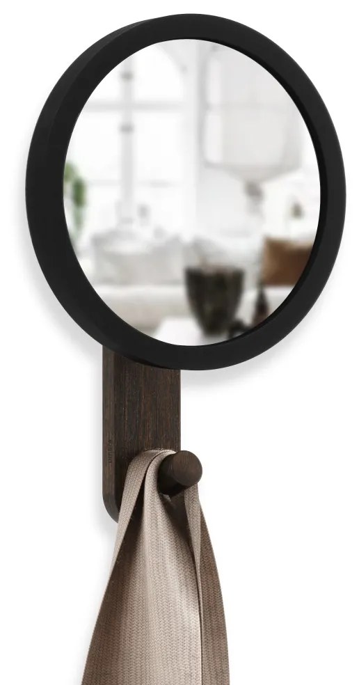 Umbra Hub Mirror Hook tmavě hnědá