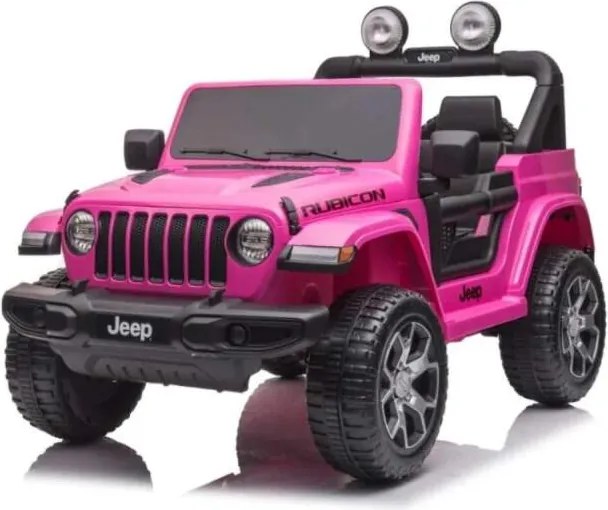 Dětské elektrické autíčko Baby Mix Jeep Wrangler Rubicon růžové