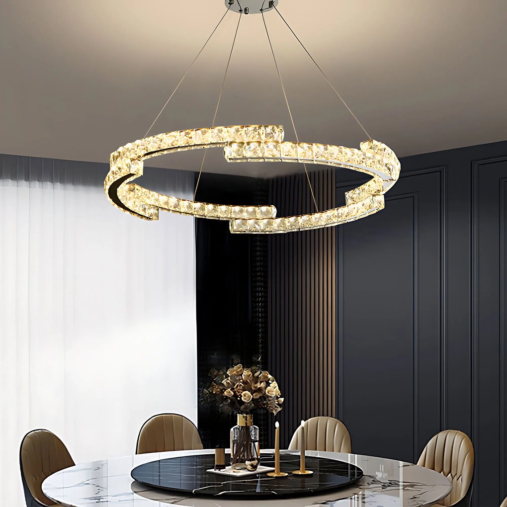 Toolight Závěsné LED osvětlení E38 APP1770-CP 60 cm chrom