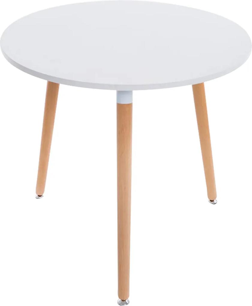 Jídelní stůl kulatý Angar, nohy natura  ~ v75 x Ø80 cm
