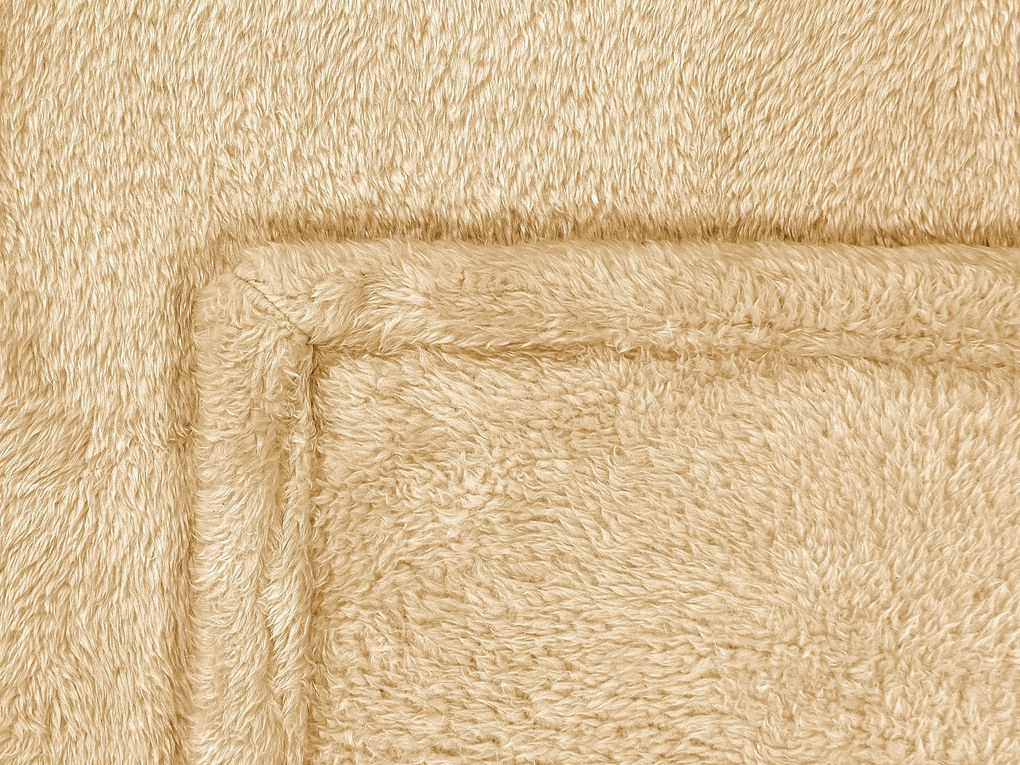 Deka 125 x 150 cm pískově béžová NAMDU Beliani