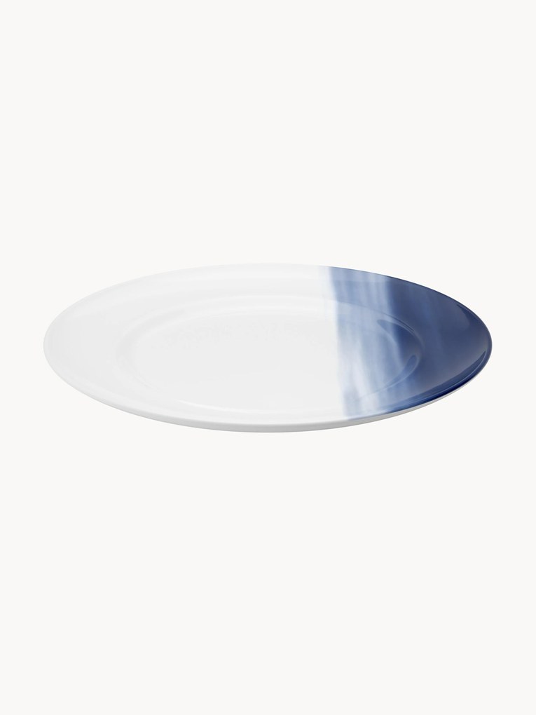 Sada snídaňových talířů z porcelánu Koppel, 4 díly