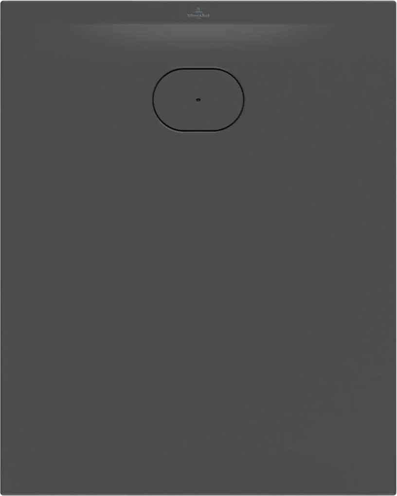 Villeroy & Boch Ecora - Sprchová vanička, 80x100 cm, Antracit UDA1080ERA2SV-1S