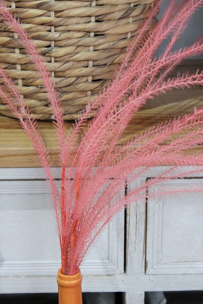 Lososová dekorační tráva 92cm