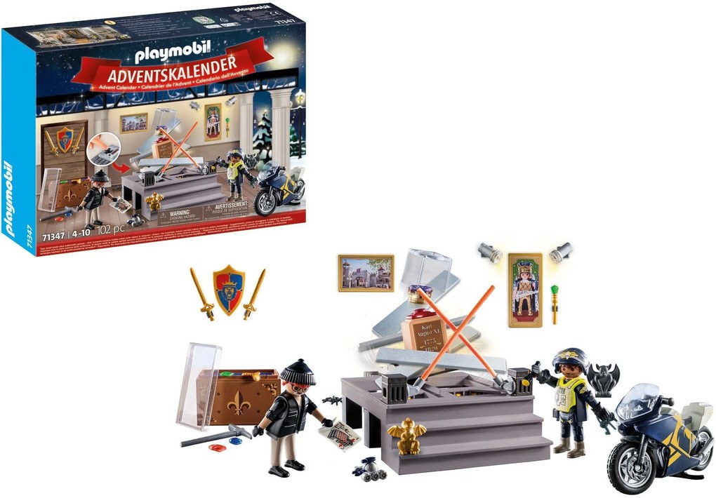 PLAYMOBIL "71347 KRÁDEŽ V MUZEU" adventní kalendář