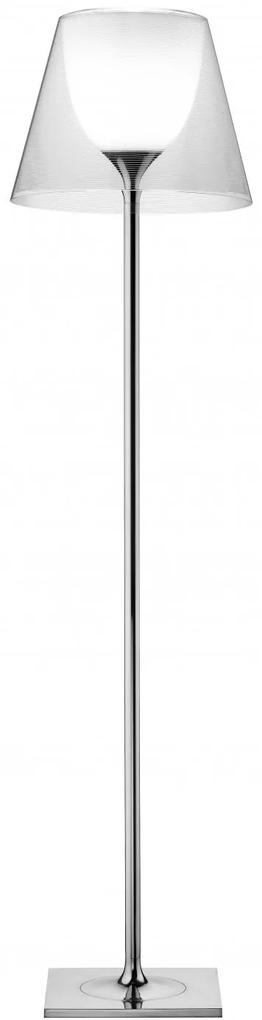 Flos F6305000 KTribe F2, designová stojací lampa se stmívačem, 1x150W E27, čirá, výška 162cm