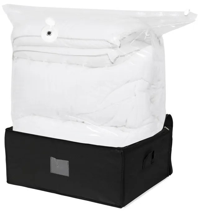 Úložný box Compactor 3D Black Edition, 210 l, černá