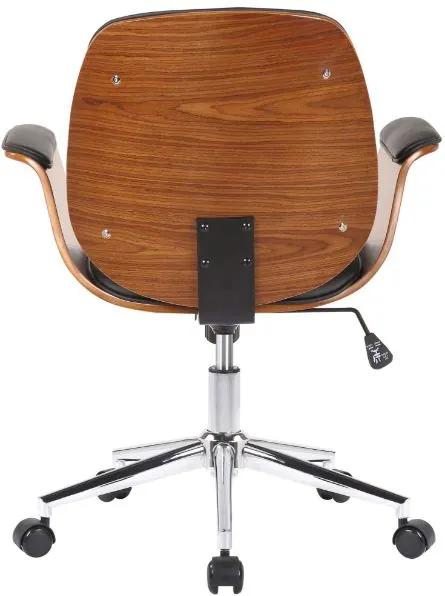 Kancelářská židle Mina ořech/černá
