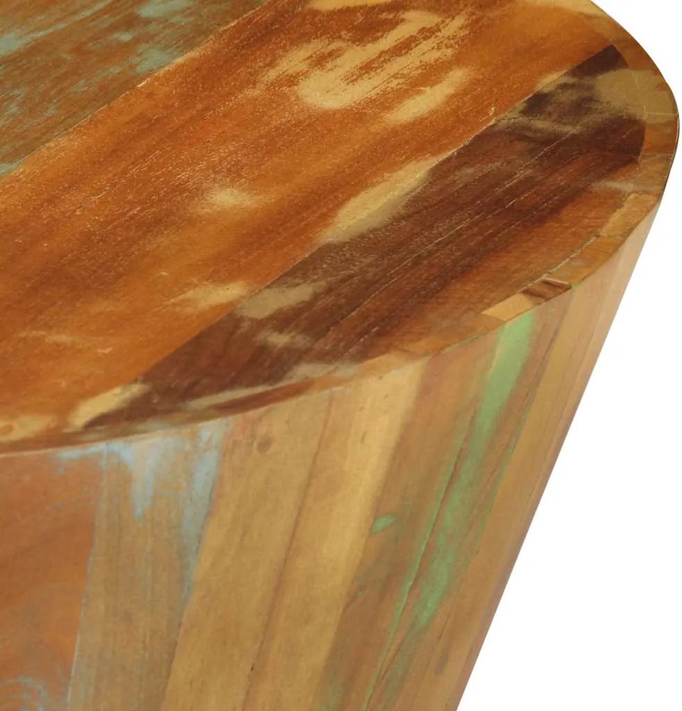 Konferenční stolek Ø 65 x 31 cm masivní recyklované dřevo 328301