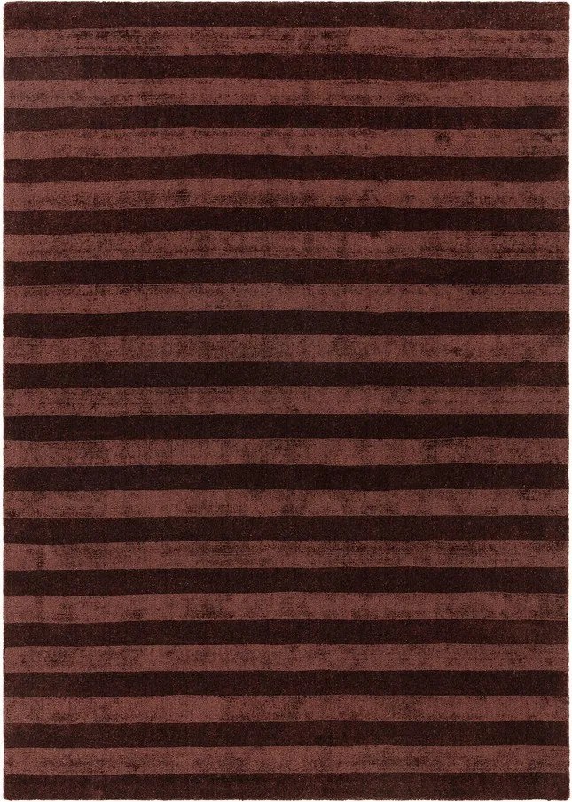 Vínový ručně tkaný koberec z recyklovaných vláken 160x230 cm Connor – MADE