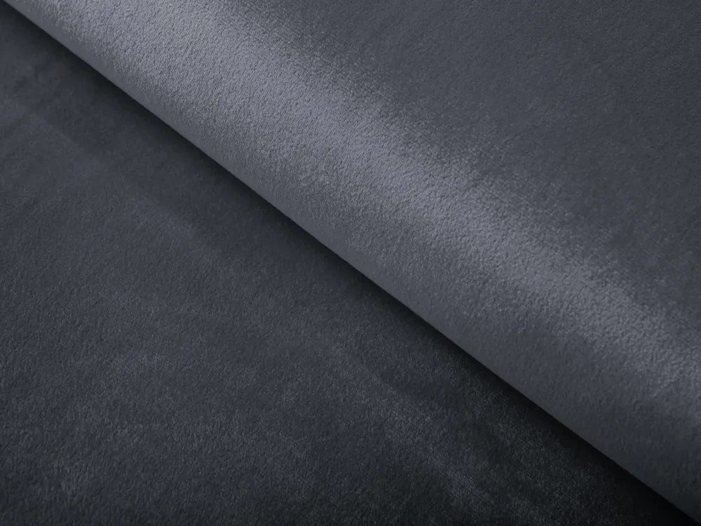 Biante Sametový obdélníkový ubrus Velvet Premium SVP-004 Antracitově šedý 140x220 cm