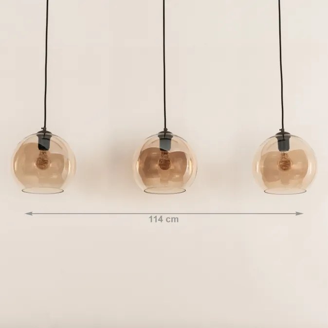 Závěsné svítidlo stůl Prisma Trio Champagne