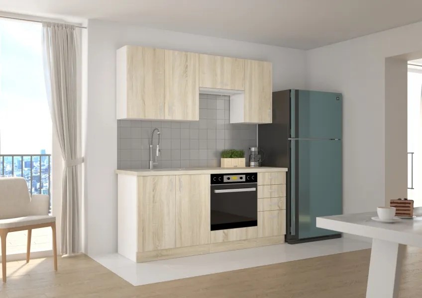 Kuchyňská skříňka Sara sonoma 80 GS-72 2F