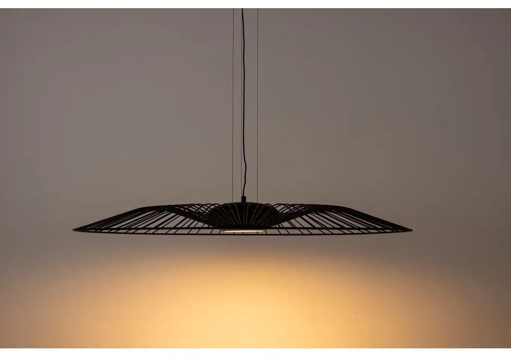Černé LED stmívatelné závěsné svítidlo ø 90 cm Spider – Zuiver