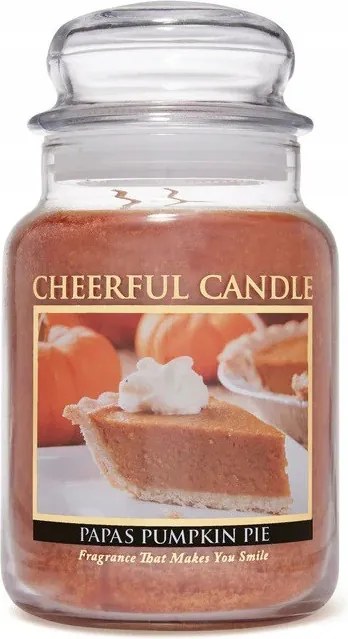 Velká svíčka Papa's Pumpkin Pie Cheerful Candle