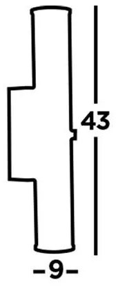 Searchlight 63125-1GO - LED Koupelnové svítidlo CLAMP LED/18W/230V IP44 zlatá