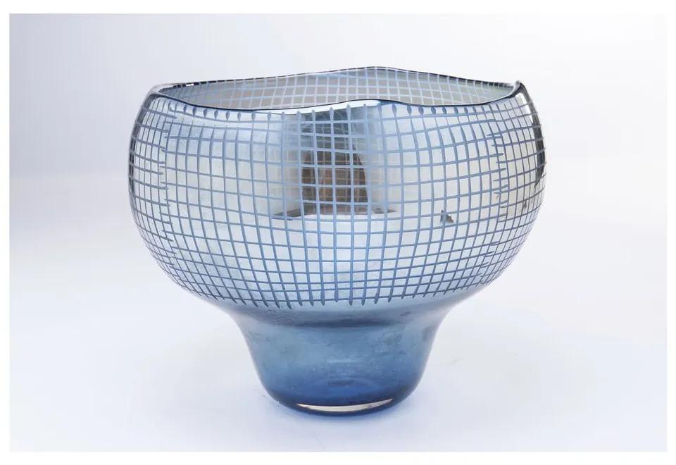 Modrá váza Kare Design, výška 28 cm