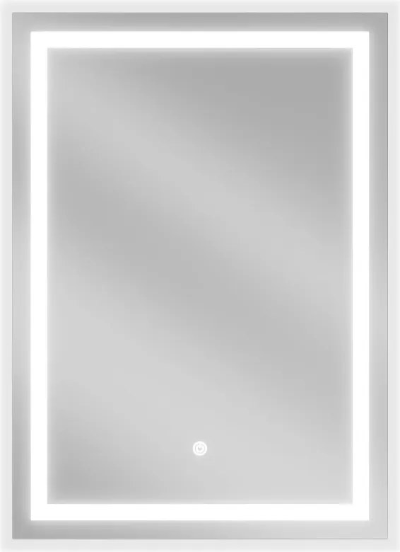 Mexen Miko, LED koupelnové zrcadlo s podsvícením 50 x 70 cm, 6000K, ochrana proti zamlžování, 9819-050-070-611-00