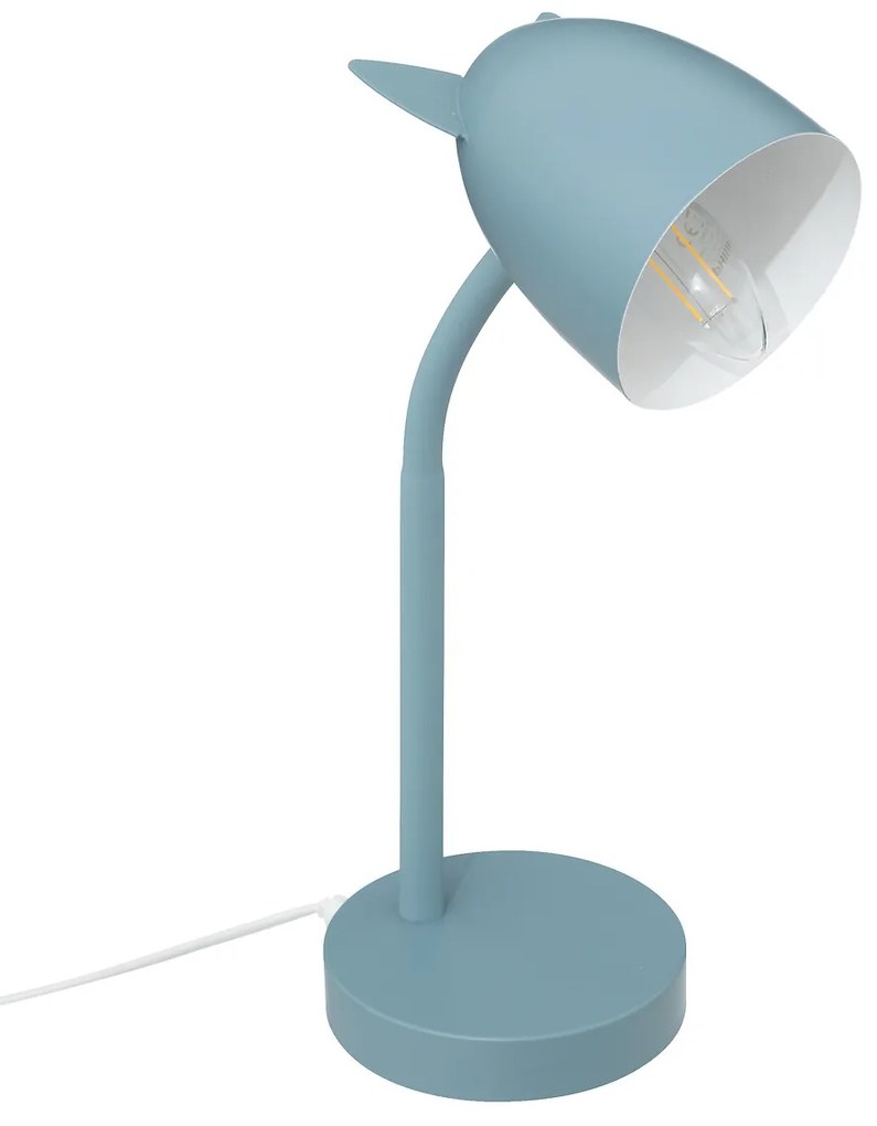Atmosphera for Kids Dětská stolní lampička s ušima modrá 18 x 31 cm